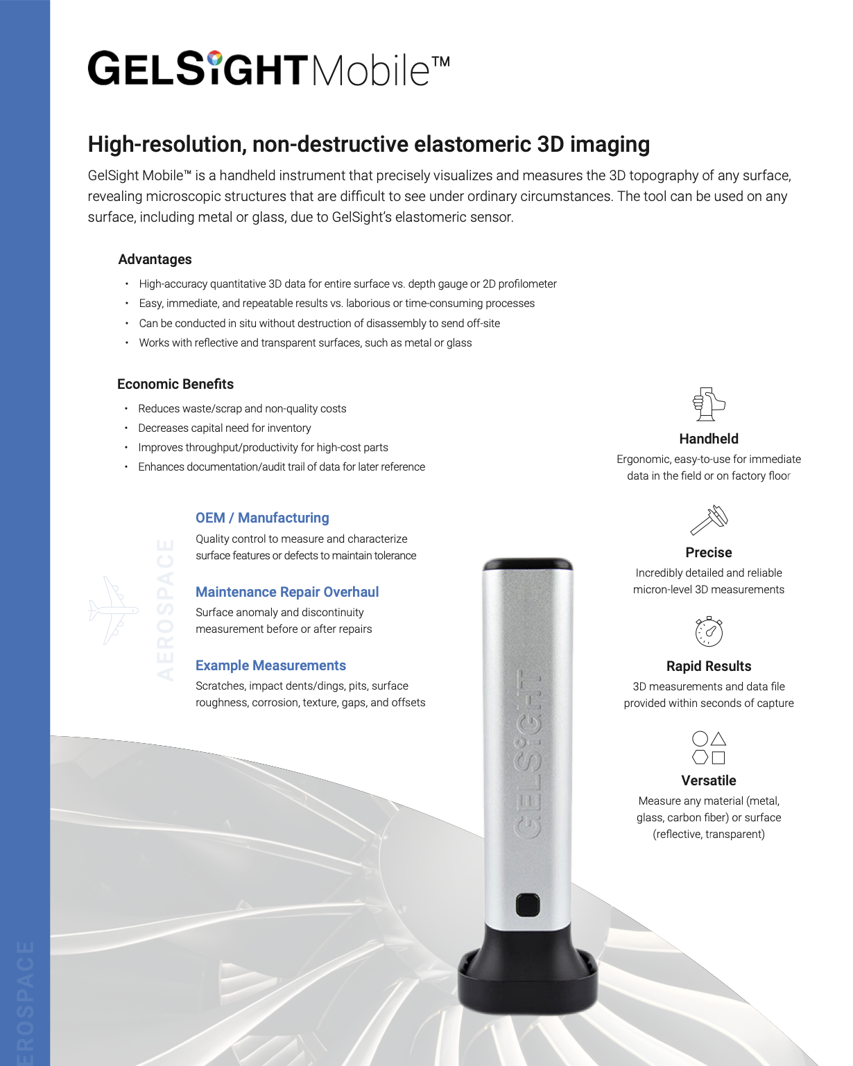 GelSight Mobile™ Aerospace Overview